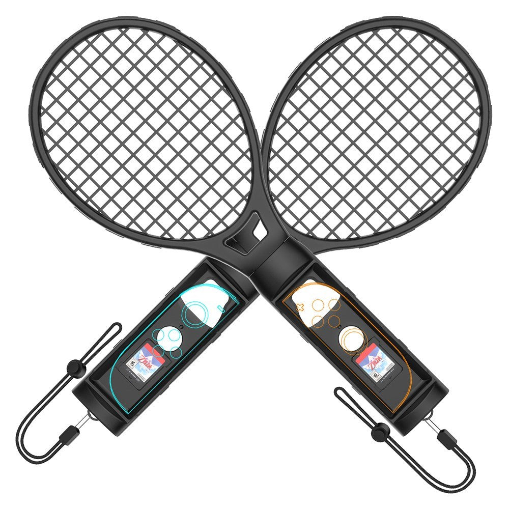 Tennis Racket for Nintendo Switch 2 Controller - 2 pcs - Black ...